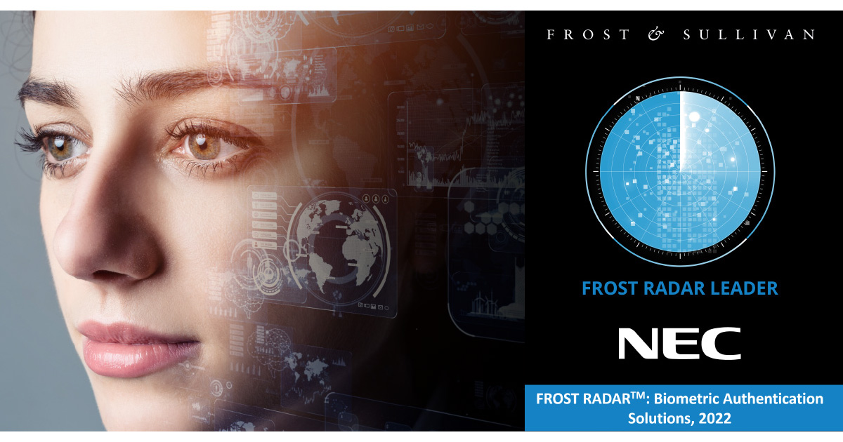 2022 Frost Radar :Biometric Authentication Solutions: NECの生体認証における第三者評価 | NEC